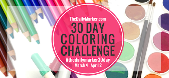 The Daily Marker Colouring Challenge: Day 4 - Marker Geek