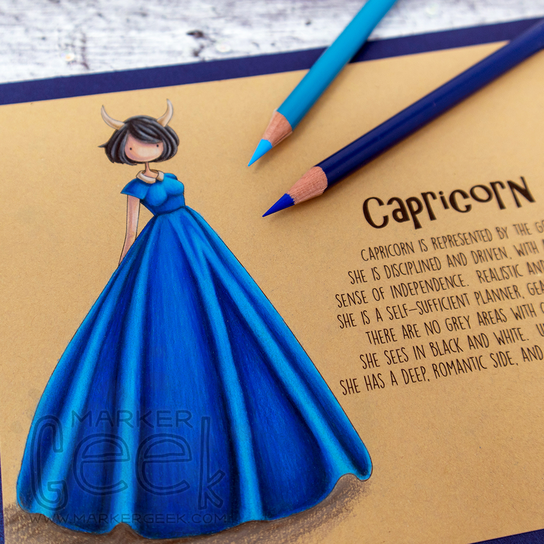 Capricorn Coloured Pencil Video - Marker Geek