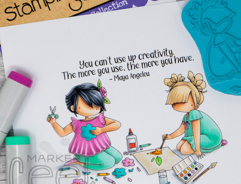 Oddball Sugar Plum Fairy Copic Video & Card - Marker Geek