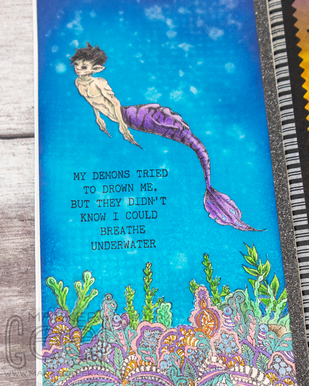 Stampotique Originals Ayumi Journal Page - Marker Geek