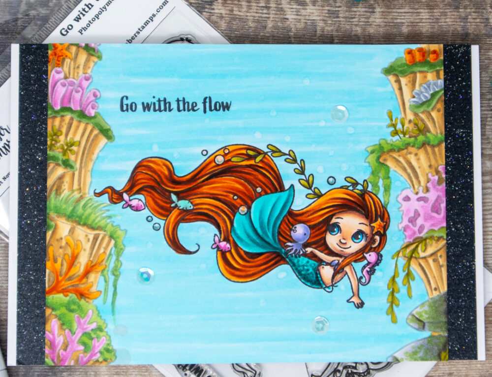Cute Mermaid Birthday Card - Marker Geek