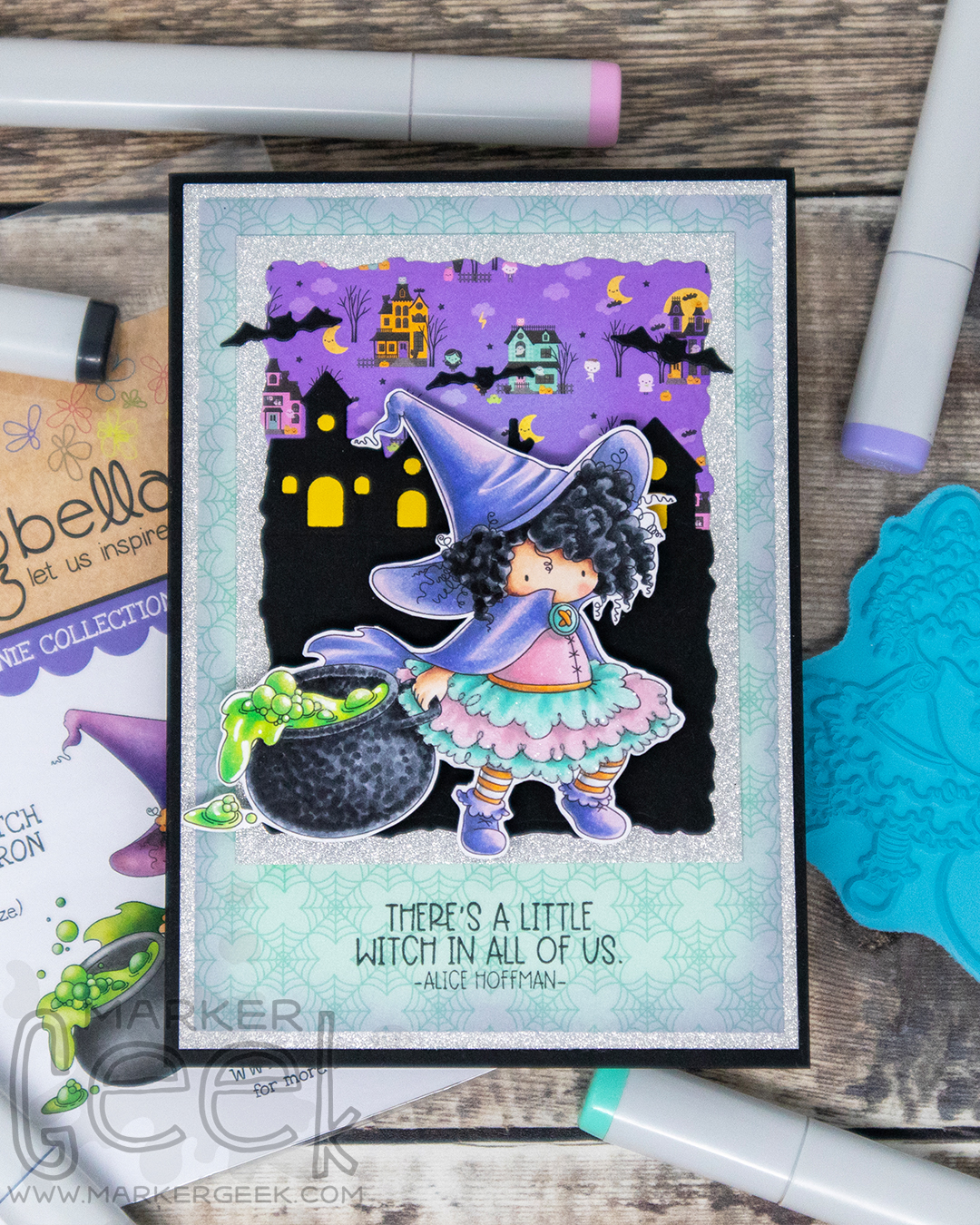 Cute Halloween Card featuring Stamping Bella - Marker Geek
