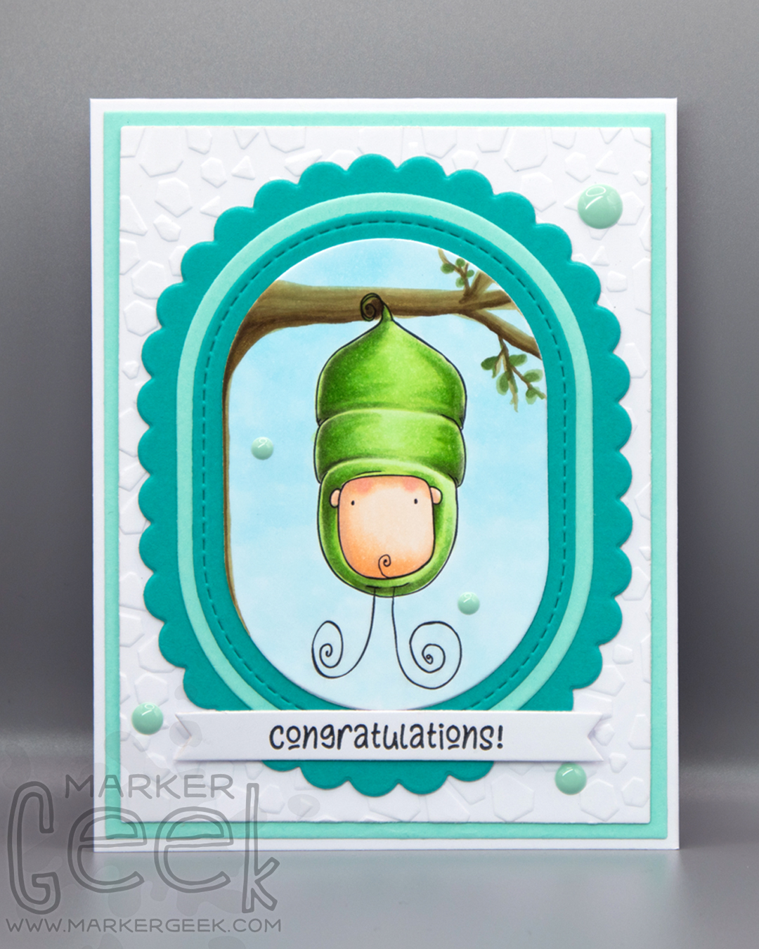 Pupa Baby Card & Copic Marker Video - Marker Geek