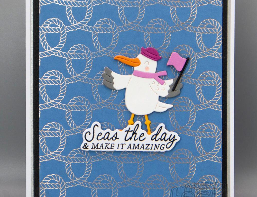 Go with the Flow Underwater Mermaid Scene Card - Marker Geek
