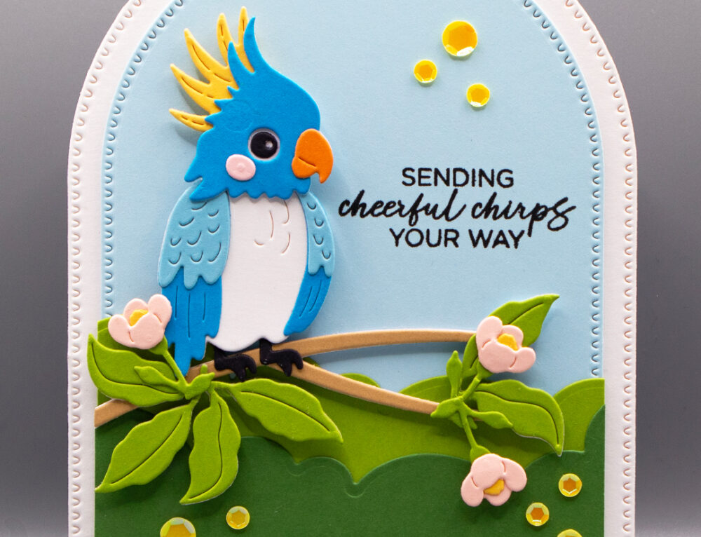 Spellbinders Dancin' Dragon Birthday Card - Marker Geek