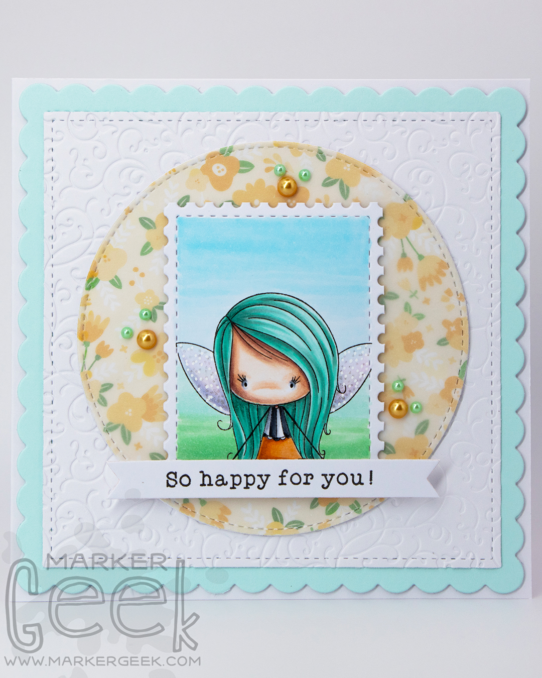 Whimsabella FlitterFly So Happy For You Card - Marker Geek