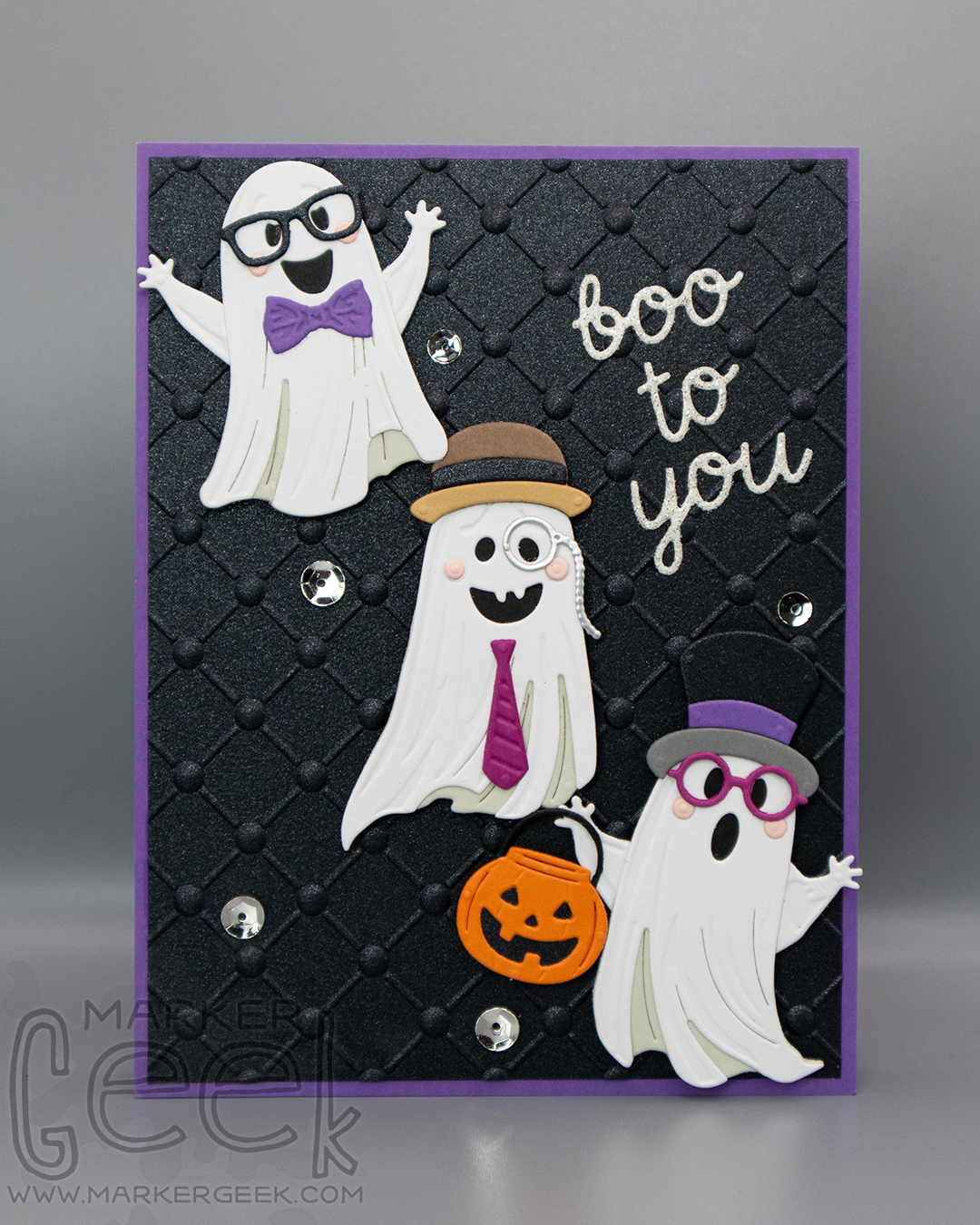 Simon Hurley Spooktacular Boo Crew Card - Marker Geek