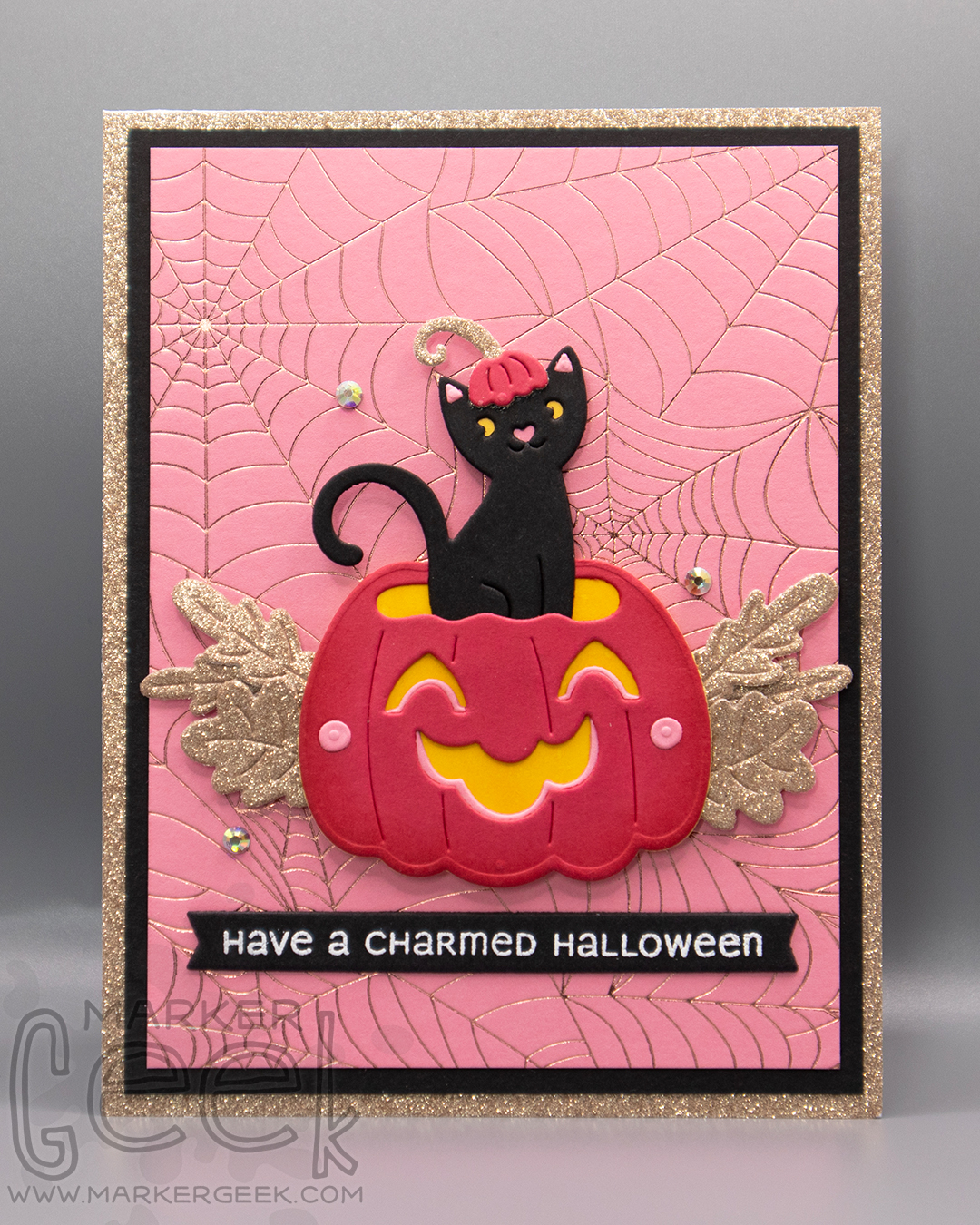 Spellbinders September Club of the Month: Charmed Season Halloween Card ...