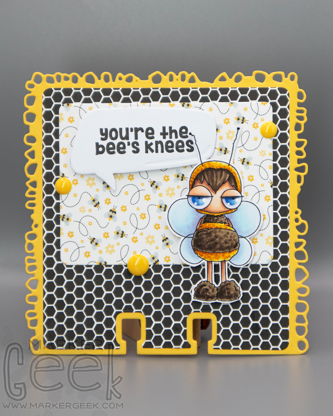 Stamping Bella Mini Oddball Bee Kid Memorydex Card - Marker Geek